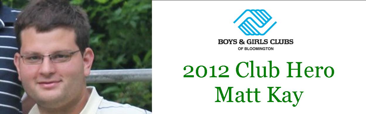 2012 Club Hero Matt Kay