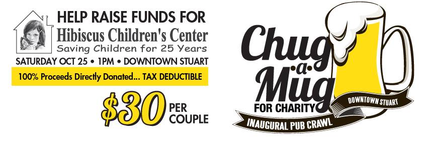 Chug-A-Mug for Charity Pub Crawl to benefit Hibiscus Children's Center